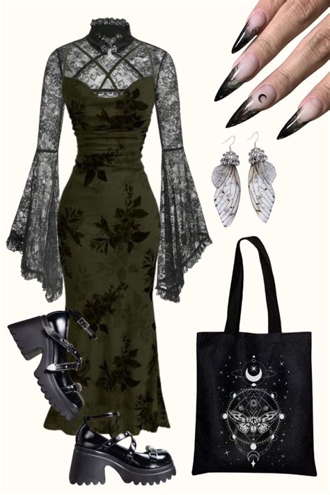 Goth Cottagecore Outfit Abiti