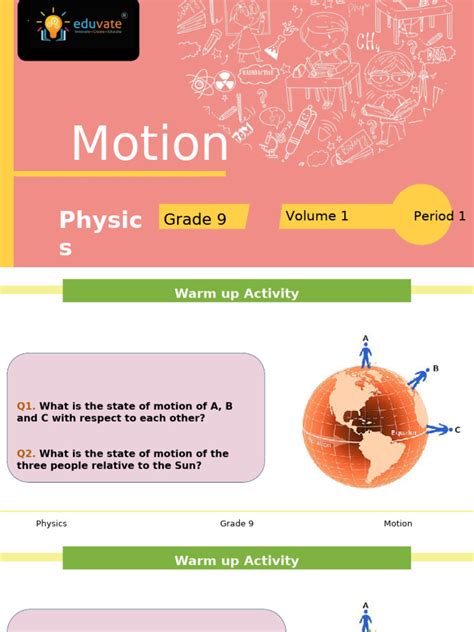 Phy Grade 9 Vol 1 Science Motion 2022 23 Lp 1 Ppt Pdf
