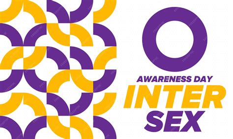 Premium Vector Intersex Awareness Day Human Rights Event Intersex