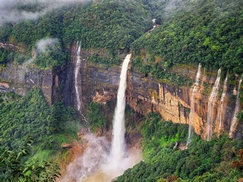 Waterfalls Of India Meghalaya Samsung Members