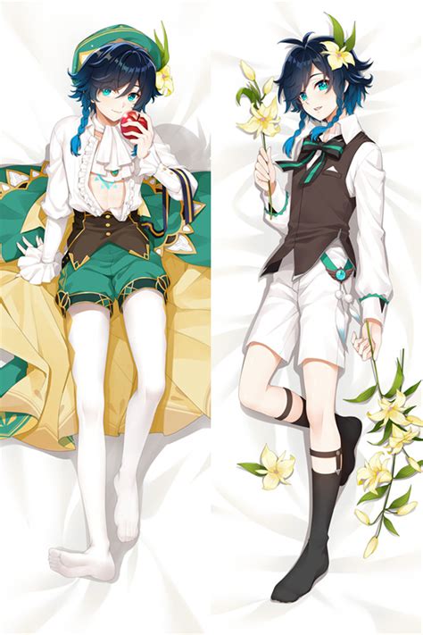 Venti Genshin Impact Dakimakura Cover Anime Body Pillows