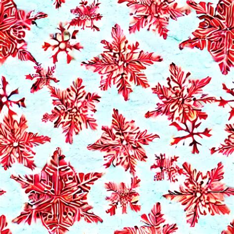 Download Red Snowflake Pattern For Holiday Decor Patterns Online Creative Fabrica