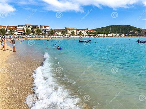 People On The Beach In Primosten Croatia Editorial Image Image Of Adriatic Pebbles 287475855