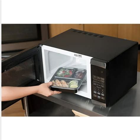 3 отсека пластиковые контейнеры для хранения продуктов с крышками микроволновая печь и