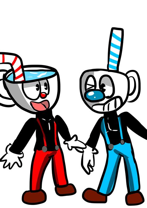 Mugman And Cuphead By Phawini1111 On Deviantart