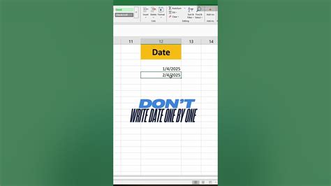 Auto Write Date In Excel With This Simple Trick Just In Seconds⏳ Excel Advanceexcel Exceltips