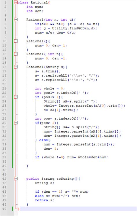 Solved We Want To Build A Constructor For Class Rational