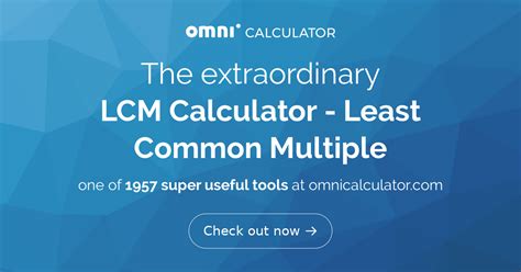 LCM Calculator Least Common Multiple