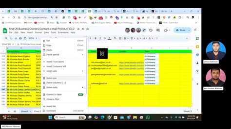 Website And Parsons Email Finding Leadgeneration Dataentry Webresearch Youtube