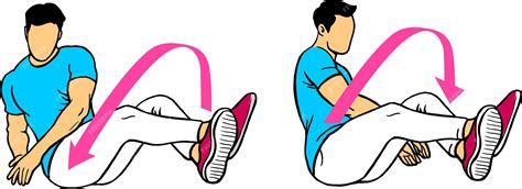 Premium Vector Russian Twist Hand Exercises To Shape The Abdominal