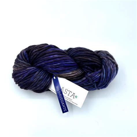 Malabrigo Rasta Super Bulky Merino Wool Yarn 303 Navegante Etsy