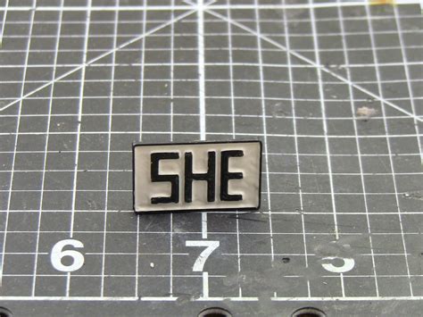 She Pronoun Enamel Pin By Nick Tailor Download Free Stl Model