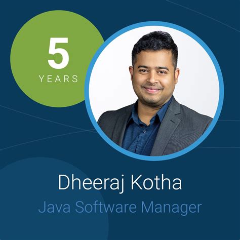 Lb Networks On Linkedin Happy 5th Anniversary To Dheeraj Kumar Reddy K Java Software Manager