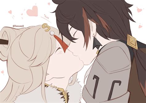 Zhongli And Ningguang Genshin Impact Drawn By T M M Danbooru