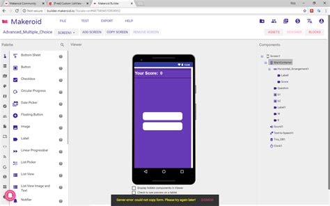 Kodular Screen Copy Error Discuss Kodular Community
