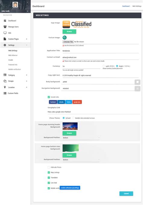 Nimble Ads Classified Ads Php Script Inkthemes