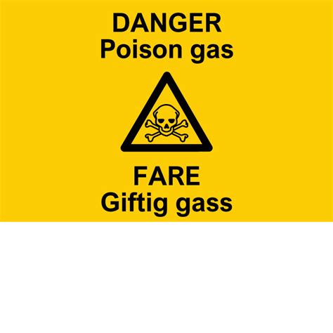 Fare Tig Gass 30x20 Cm Varselbutikkenno