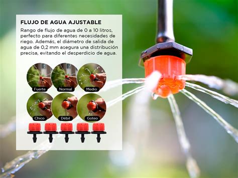 Goteros Regulables Gadnic Riego Por Goteo X100 Unidades Gadnic