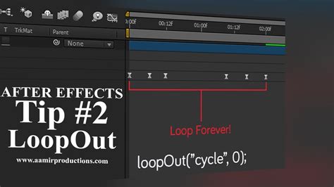 after effects tip 2 loopout animation youtube