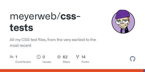 Github Meyerwebcss Tests All My Css Test Files From The Very Earliest To The Most Recent