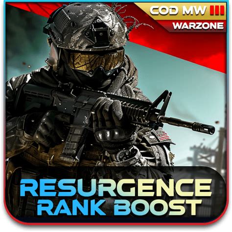 Warzone Resurgence Rank Boost Services
