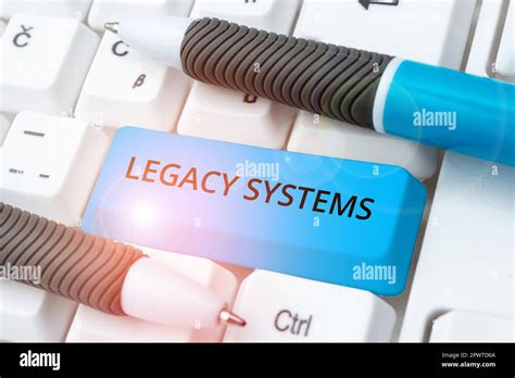Conceptual Caption Legacy Systems Conceptual Photo Old Method Technology Computer System Or