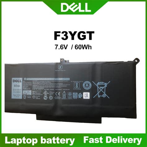 F3ygt Battery For Dell Latitude 7480 7280 7490 E7480 E7280 E7490 7480 7390 E7390 E7290 E7380