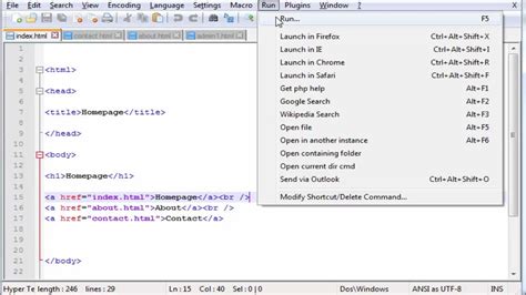 Html5 Css3 Lesson 7 Multiple Webpages And Website Links Youtube