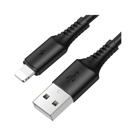 Usb кабель Borofone Bx47 Coolway Lightning 8 Pin 1м 2 4a Pvc черный 0l 00049991 выгодная
