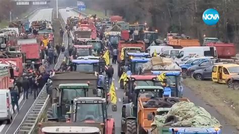 Продължава недоволството на фермерите във Франция Nova