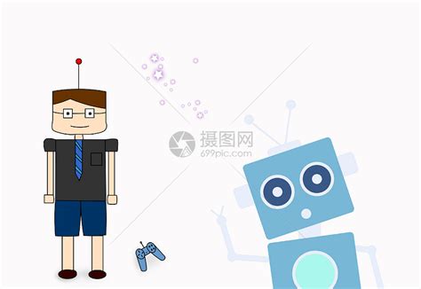 科技智能机器人背景图片素材 正版创意图片400104490 摄图网