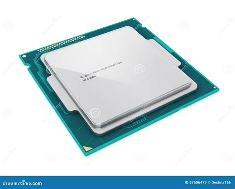 CPU Isolated Stock Image Image Of Industry Technology