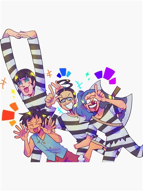 Impel Down Sticker For Sale By Ashycatsbag Redbubble