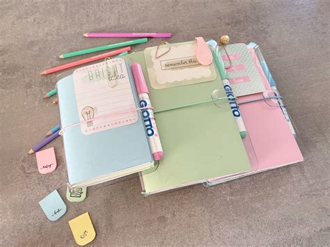 Midori Travelers Notebook Pvc Clear Planner Cover Etsy