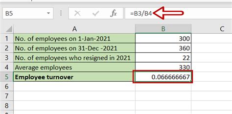 How To Calculate Employee Turnover In Excel SpreadCheaters