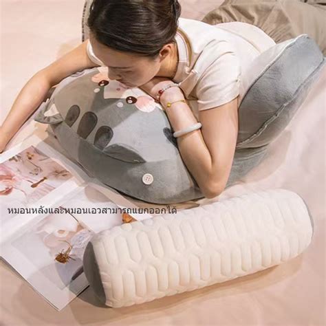 หมอนเอว เบาะพิงหลัง หมอนอิงข้างเตียง หมอนตุ๊กตา เบาะรองนั่ เบาะนั่ง มีที่พิงหลัง ใช้เป็นพนักพิง
