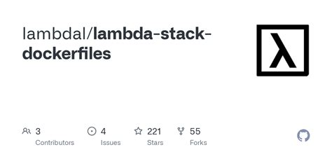 github lambdal lambda stack dockerfiles