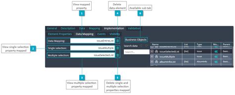 User Interface Model Dynamic Listbox Data Mapping