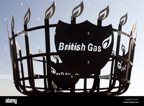 Giant British Gas Brazier Used For Advertising And Promotion During