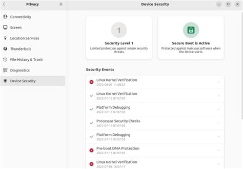 Ubuntu Isnt Yet Onboard With Gnomes Device Security Screen Phoronix Ubuntu Isnt Yet Onboard With Gnomes Device Security Screen Phoronix
