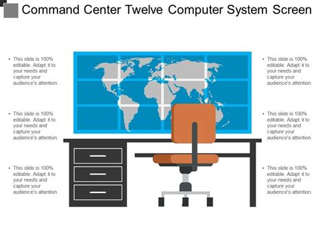 Command Center Twelve Computer System Screen PPT Images Gallery