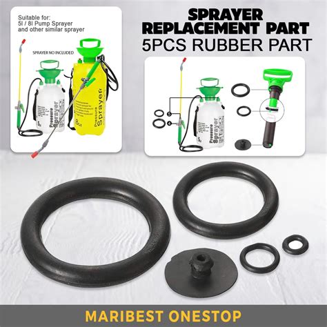 5pcs Rubber Ring Seal Trigger Spare Part 5lit 8lit Pressure Sprayer