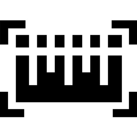 Code Basic Straight Filled Icon