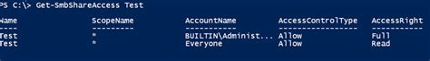 Configure Share Permissions With Wmi And Powershell