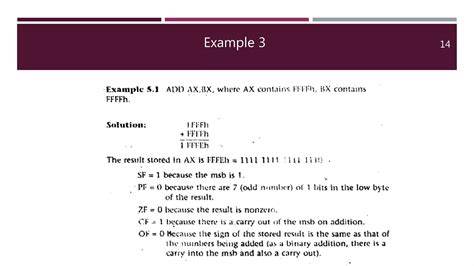 Flag Registers Assembly Language Pptx