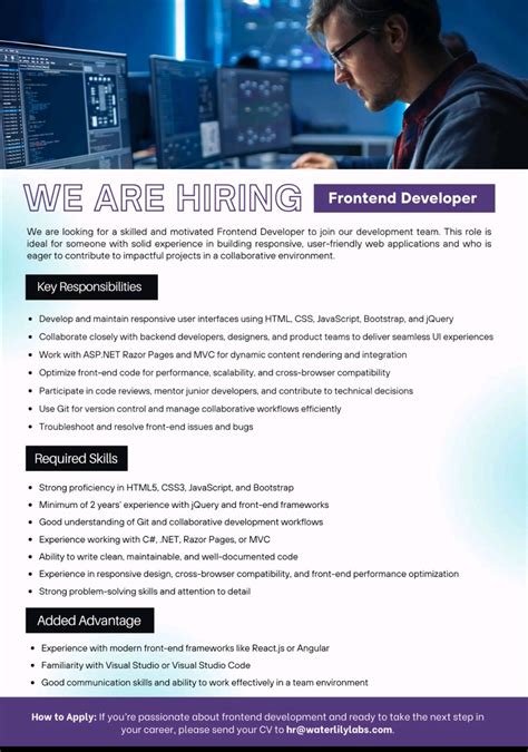 Frontend Developer Jobseekerlk