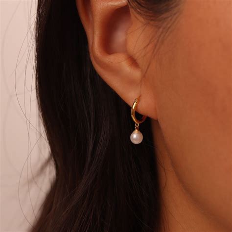 Felicity Freshwater Pearl 18k Gold Plated Earrings Artofit