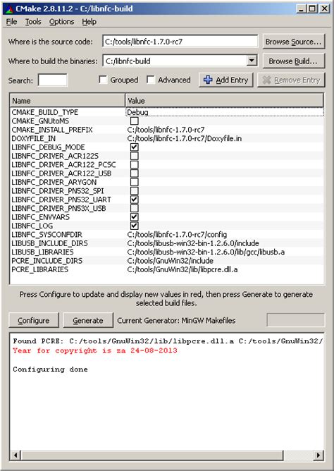 Installing Libnfc On Windows And Create Executables