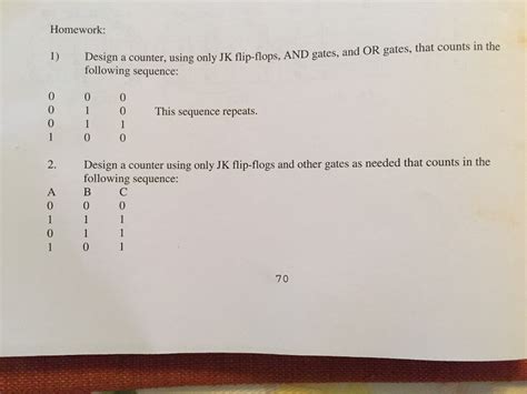 Solved Design A Counter Using Only JK Flip Flops AND Chegg