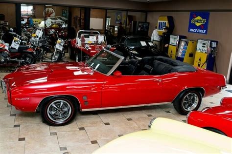 1969 Pontiac Firebird Convertible Carousel Red For Sale